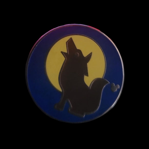 Disney | Jewelry | Disney Wilderness Explorer Wolf Howl At Moon Hidden ...